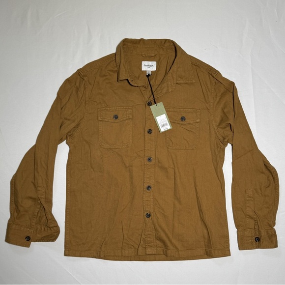 Goodfellow & Co | Jackets & Coats | Goodfellow Co Mens Tan Shirt Jacket ...
